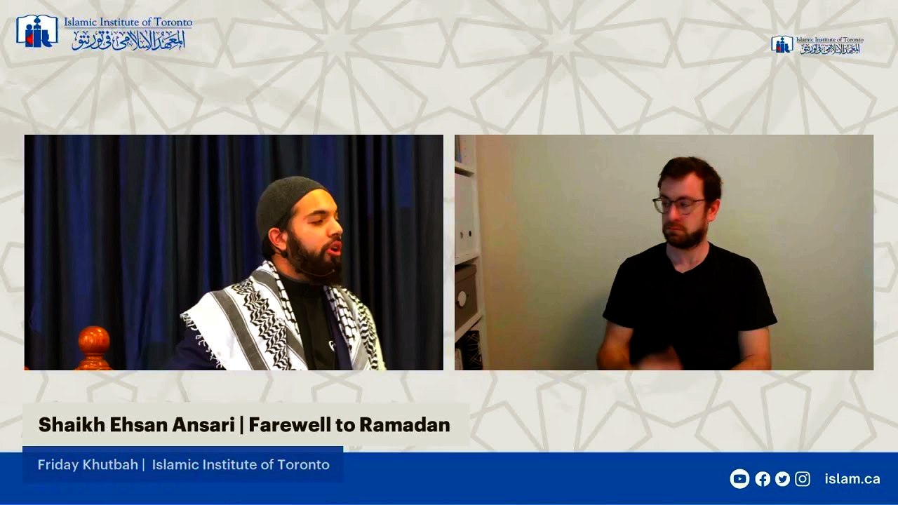 Day 28 – LIVESTREAM / VIDEO – JUMAH tul WIDAH – Fourth Friday – Shaikh Ehsan Ansari – “Farewell ...